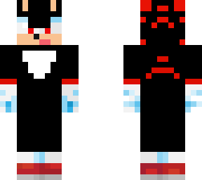 shadow the hedgehog | Minecraft Skins