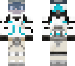 Blue Astronaut | Minecraft Skin