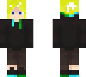 DNF Girl Blond Hair | Minecraft Skin