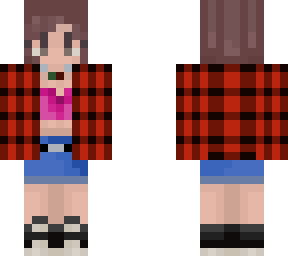 flannel girl | Minecraft Skins