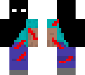 Herobrine Skin Template