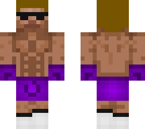 Mullet Meets Bulge SideArms | Minecraft Skin