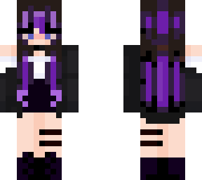 purple girl | Minecraft Skin