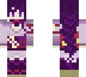 raiden shogun | Minecraft Skin