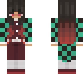 Tanjiro Girl | Minecraft Skin