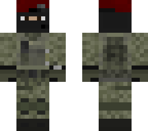 PMC (Red beret) | Minecraft Skin