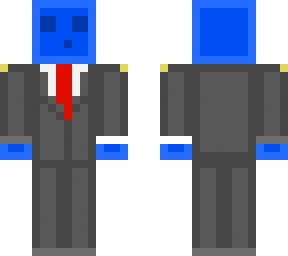 slime with suit | Minecraft Skin