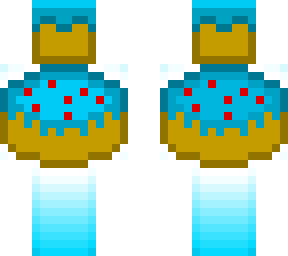 teal cake fade cool cake head cake top | Minecraft Skins