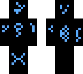 blue symbols | Minecraft Skins