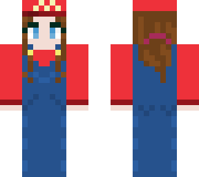 mario girl | Minecraft Skins