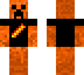 my fire creeper preston | Minecraft Skin