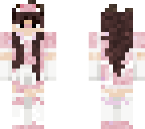 pink maid | Minecraft Skins