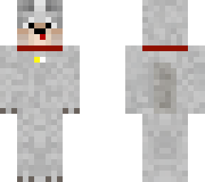 wolf with tail | Minecraft Skin