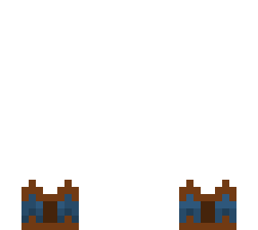 blue cowboy boots | Minecraft Skin
