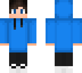 Blue hoodie boy | Minecraft Skin