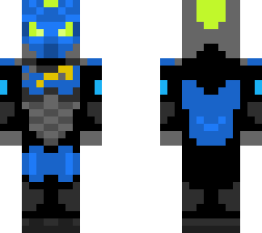 Gali, Master of Water (Blue mask) | Minecraft Skin
