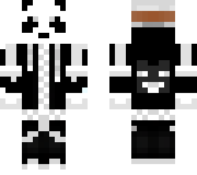 light panda mask | Minecraft Skin