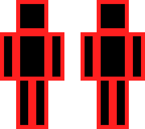 red outline | Minecraft Skins