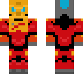 Tahu, Master of Fire (Gold mask) | Minecraft Skin