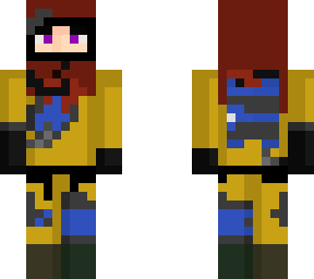 Tani Rust Hazmat | Minecraft Skin