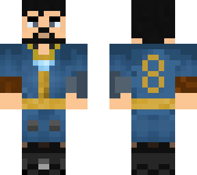Vault Dweller Tony Stark | Minecraft Skin