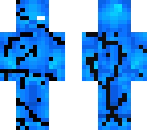 corrupt blue steve | Minecraft Skin