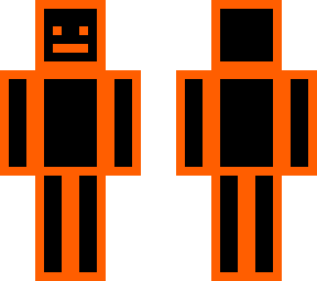 orange outline | Minecraft Skins