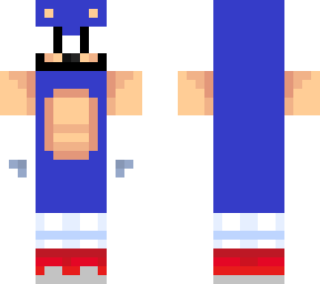 Rewrite Sonic (Thriller gen/phase1 trinity) | Minecraft Skin
