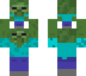 zombie with baby zombie | Minecraft Skin