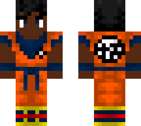 black goku | Minecraft Skin