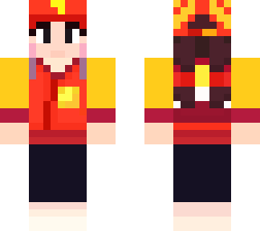 Jessie Dragona Roja - Red Dragon Jessie | Minecraft Skin