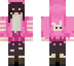 Pink bunny Feng Min (Dead by Daylight) | Minecraft Skin