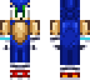 Adventure SSF2 Sonic | Minecraft Skin