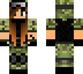 Army Swiss girl | Minecraft Skin