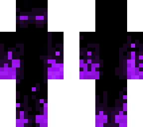 Purple realistic enderman | Minecraft Skin