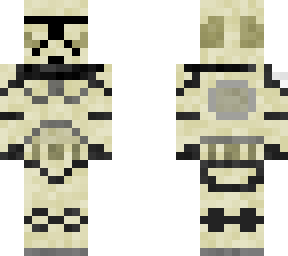 Sand Camoflauged Clone Trooper | Minecraft Skin