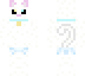 White Cat In Short Shorts | Minecraft Skin