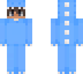 Blue dino | Minecraft Skin