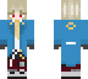 Joni the Red - Blue Blooded | Minecraft Skin