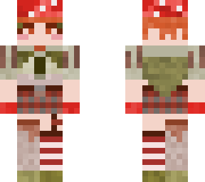 mushroom girl | Minecraft Skin