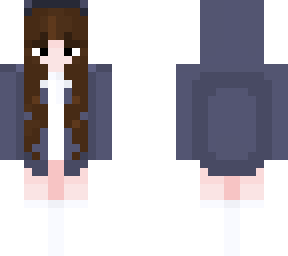 Oversized jacket gurl | Minecraft Skin