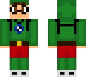 Pointcrow Tingle Big Eyes | Minecraft Skin