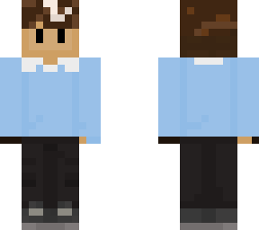 Revivedbur blue sweater | Minecraft Skin
