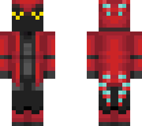 Shiny Scolipede With Face | Minecraft Skin