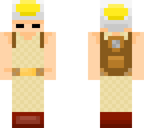 Toad Brigade - Yellow Toad | Minecraft Skin