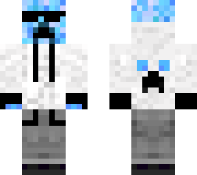 cool creeper blue skin | Minecraft Skin