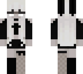 Edited emo skirt girl | Minecraft Skin