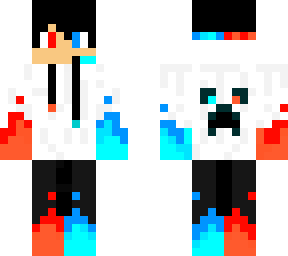 fire gamer | Minecraft Skins