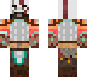 Kratos (Fortified Husk Armor) | Minecraft Skin