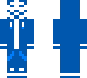 Blue Hacker | Minecraft Skin